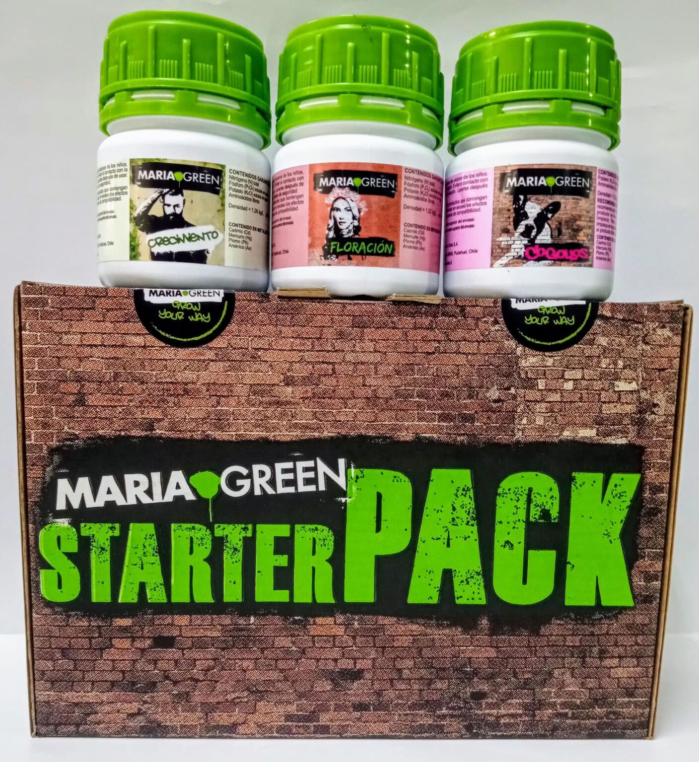Starter Pack 250ML María Green – Mimosa Grow Shop